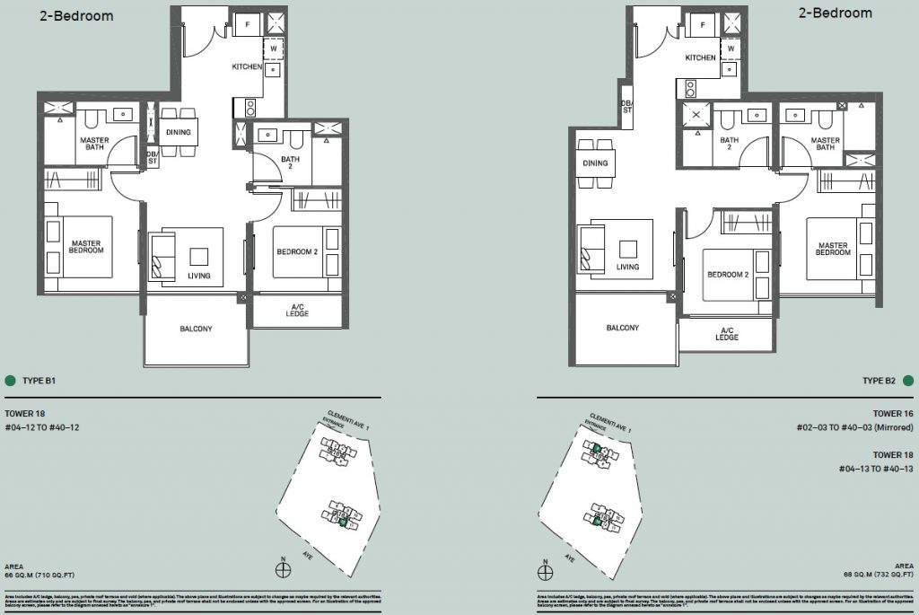 Clement Canopy Floor Plan | The Clement Canopy Brochure Floor Plans